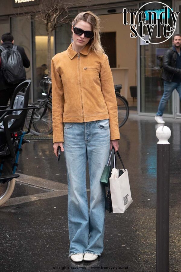 Nederlandse modellen bij Chloé in Parijs. Doutzen, Rianne, Felice