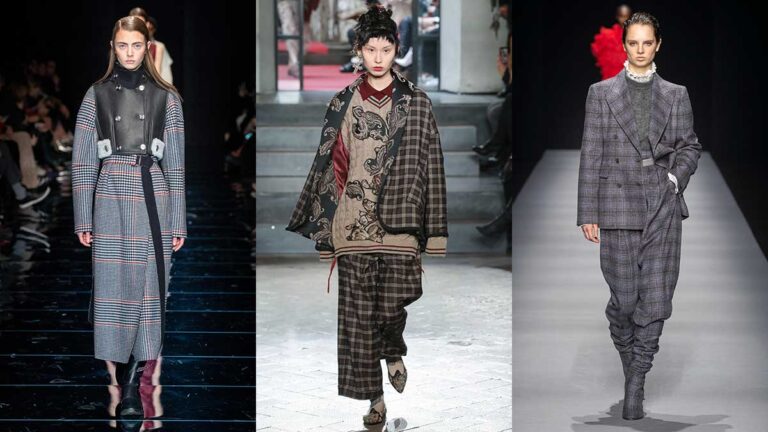 Modetrends herfst winter 2020 2021. Ruiten voor pakken en jassen